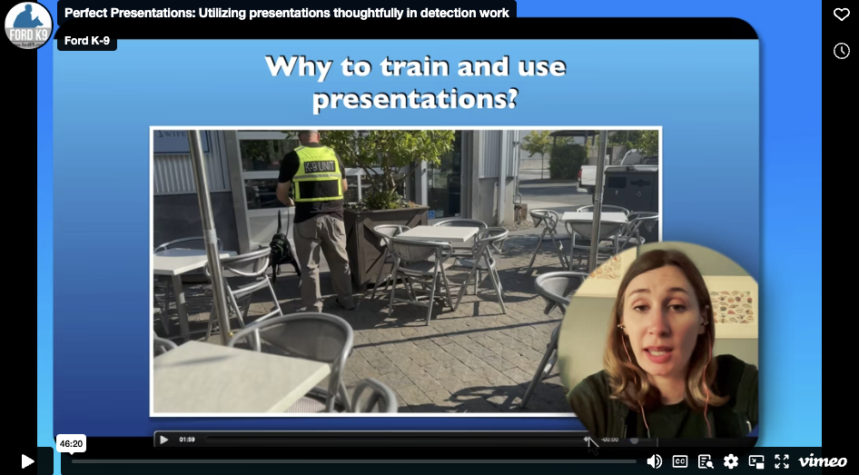 Perfect Presentations Webinar - Ford K9